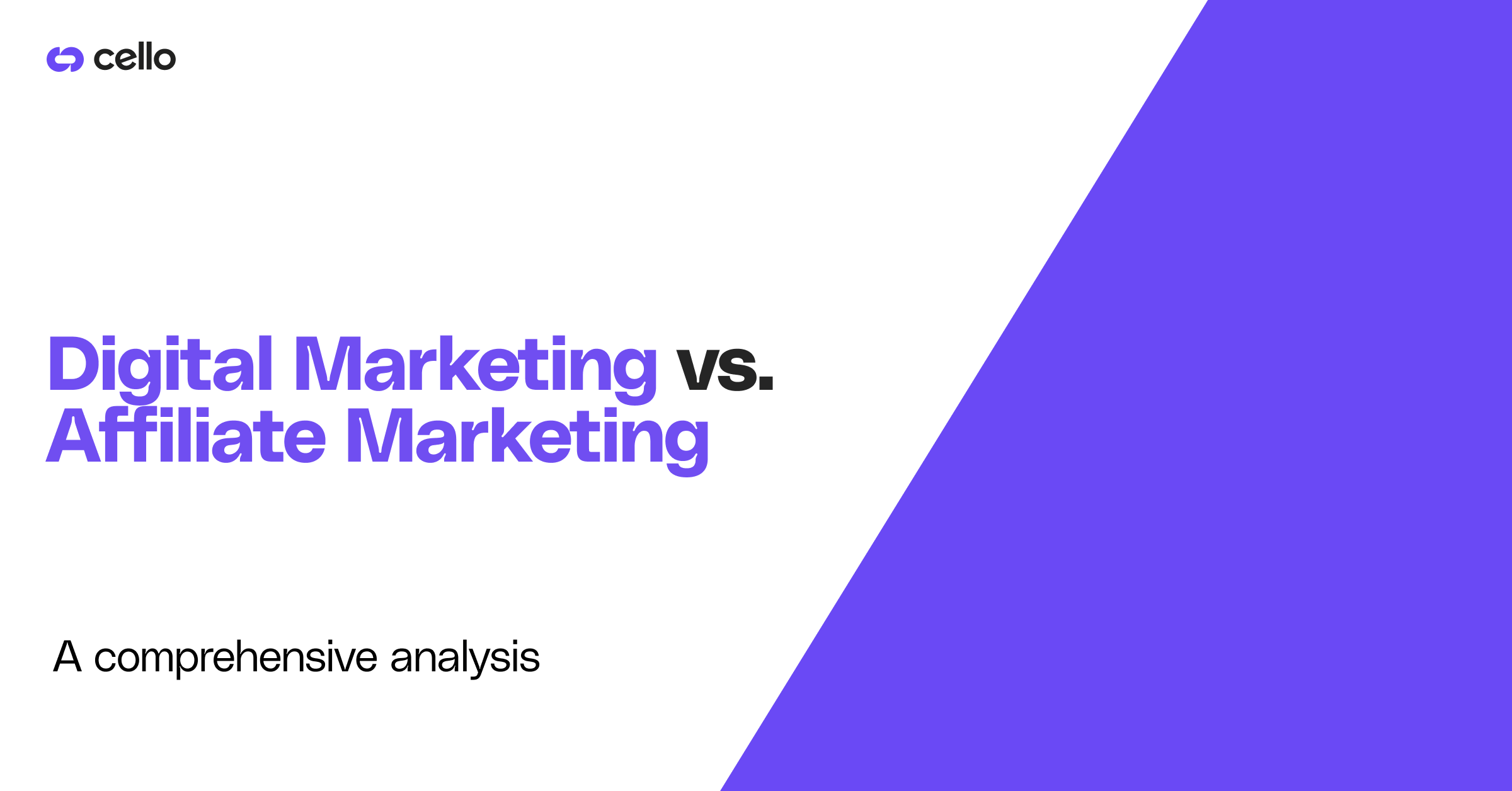 Digital Marketing vs. Affiliate Marketing: Which is the Better Choice ...